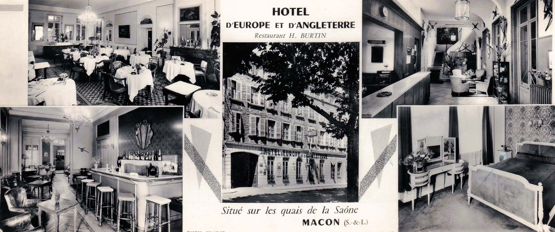 Histoire - Hôtel d'Europe et d'Angleterre de Mâcon